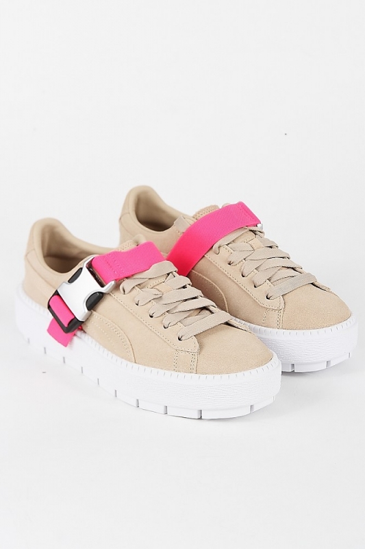 Puma Platform Trace Buckle W Cement | Sneaker | Footwear | Animal Tracks